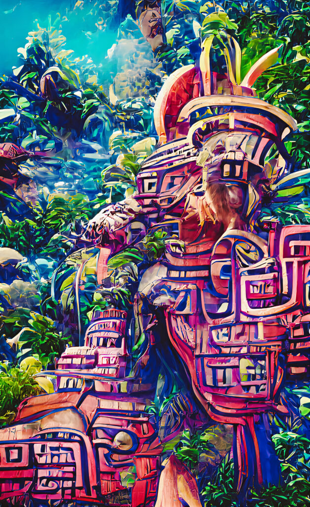 Aztec Idol (AI Dream Art) - DEKMARK